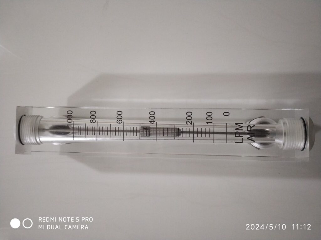 Acrylic Rotameter (1000 LPM) - Precision Flow Meter Online