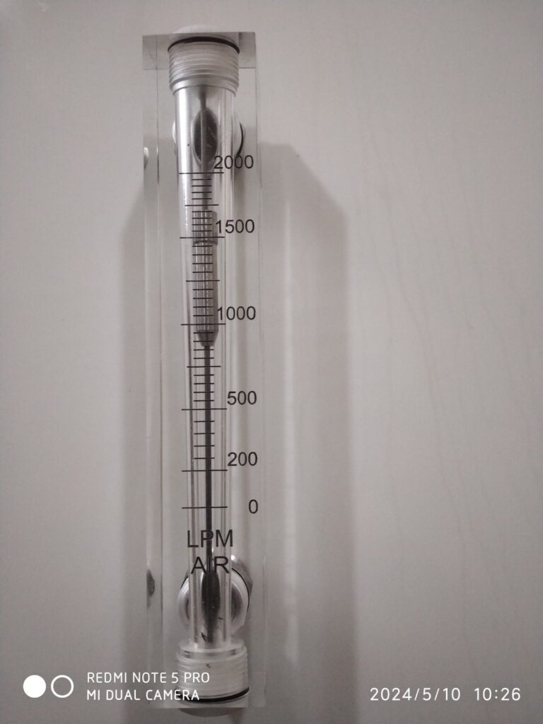 Acrylic Rotameter (2000 LPM) - Precision Flow Meter Online