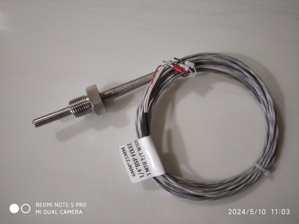 RTD PT-100 (1/4 BSP Connection) - Precision Temperature Sensor